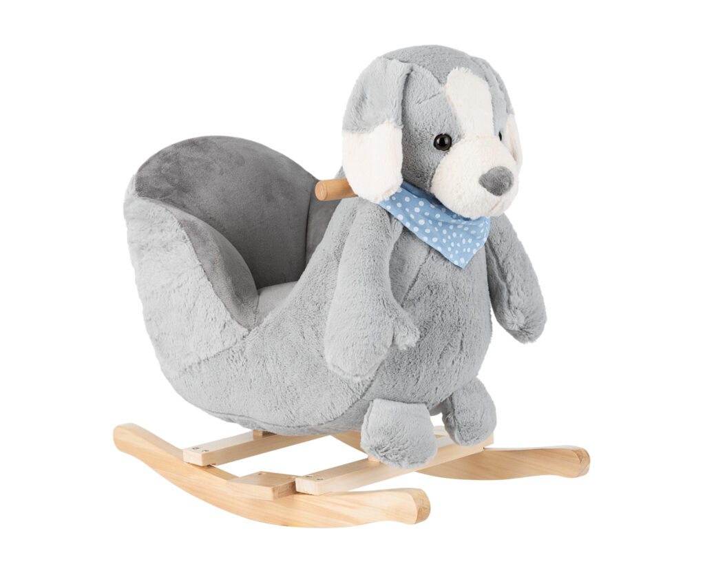 Rocking toy with seat Grey Puppy - Bimbi